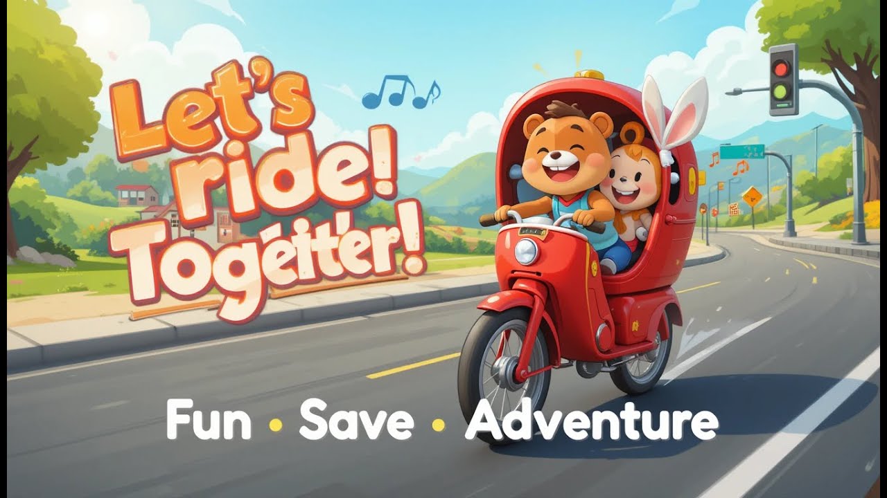 Little Red Bike | Fun Bike | Poem for Kids | Nursery Rhymes - YouTube