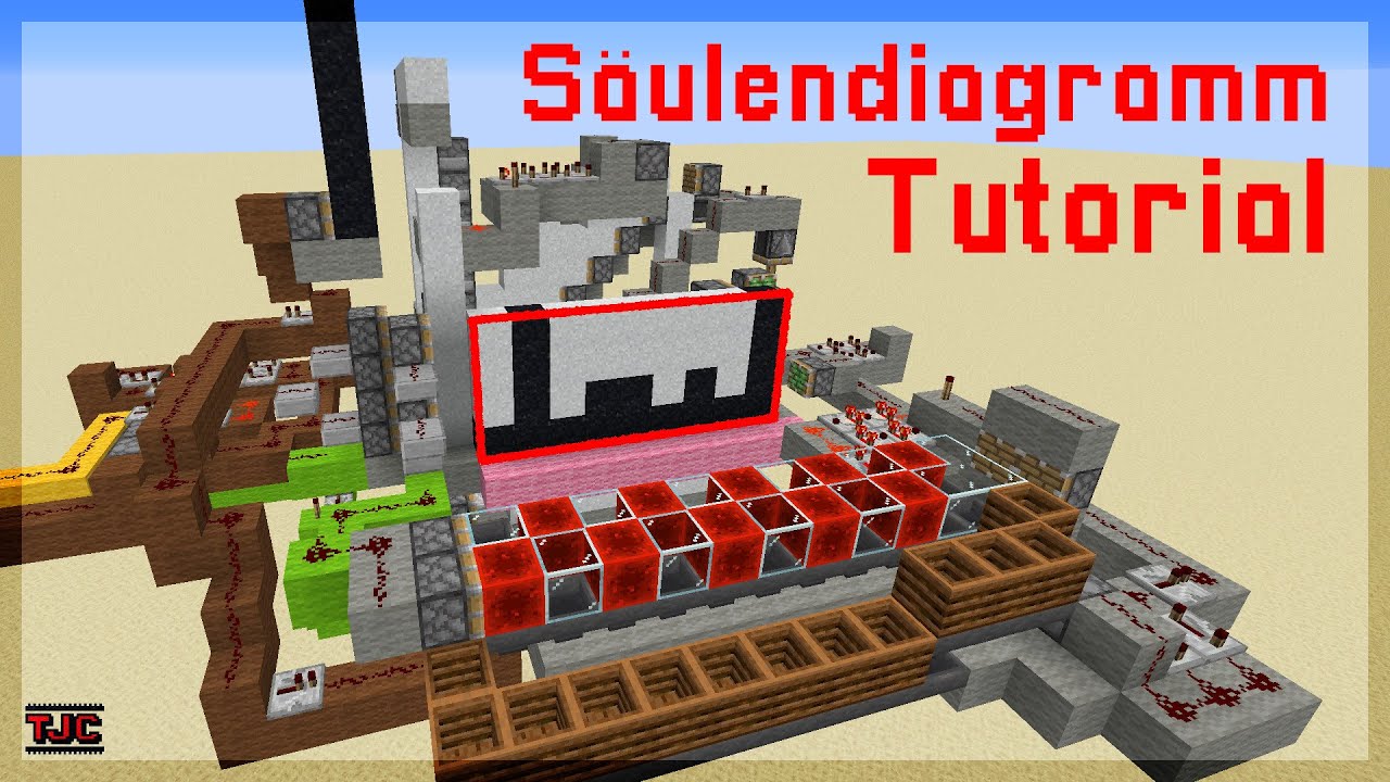 SÄULENDIAGRAMM mit REDSTONE in MINECRAFT | Seminar-Tutorial | Lerne ...