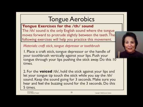 Oral Aerobics: Speech Exercises for the Lips and Tongue - YouTube
