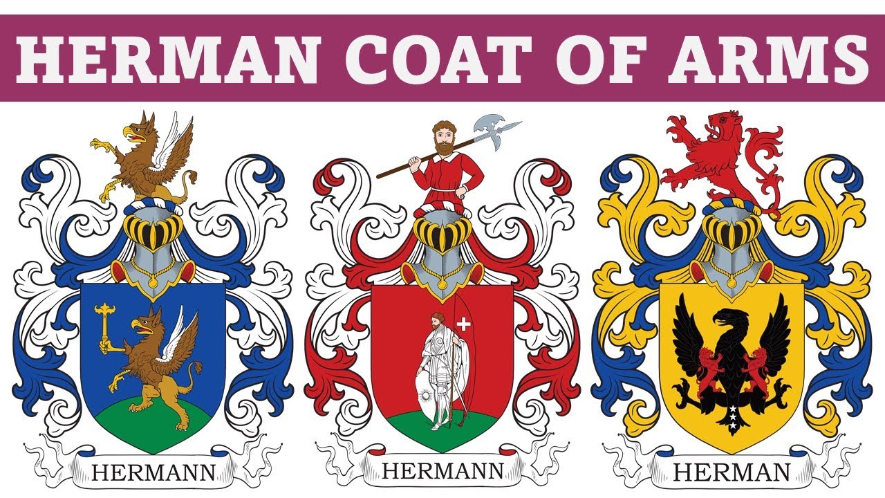Herman Coat of Arms & Family Crest - Symbols, Bearers, History - YouTube