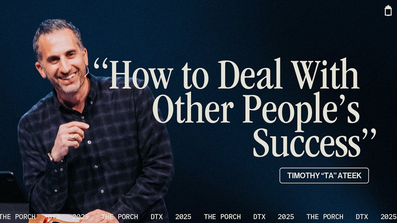 How to Deal With Other People's Success | Timothy "TA" Ateek - YouTube