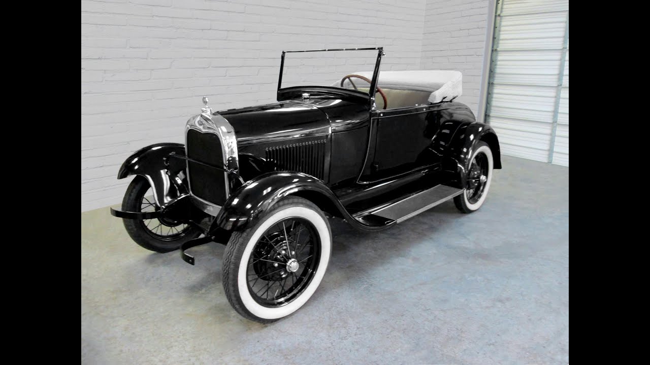 1928 Ford Model A by Paul's Custom Interiors/Auto Upholstery - YouTube