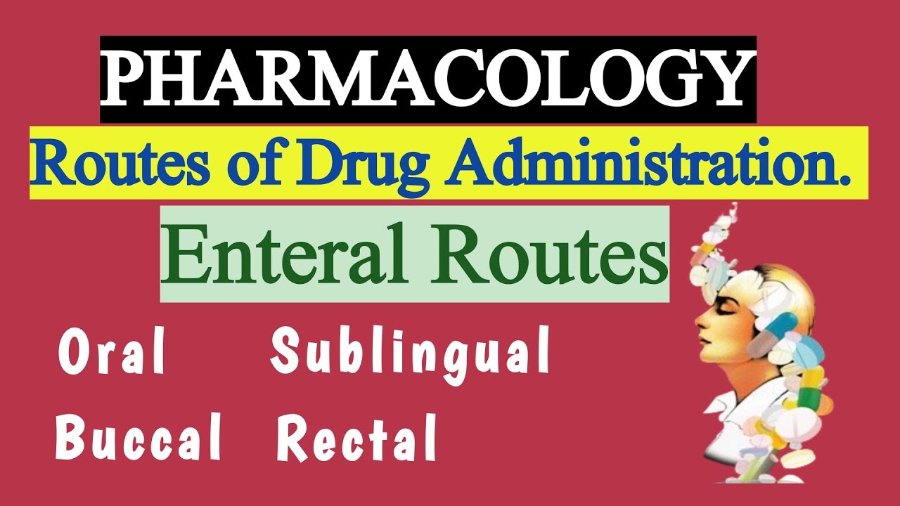Routes of Drug Administration, Part-1| Enteral Routes | Oral | Buccal ...