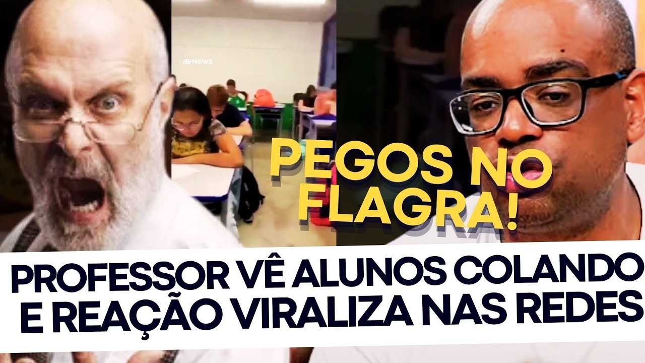 Professor vê alunos COLANDO de forma INUSITADA durante PROVA e REAÇÃO ...