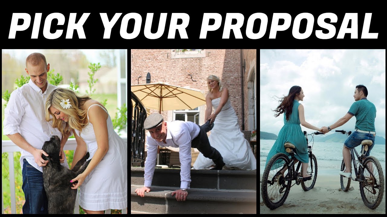 What kind of marriage proposal suits you best | Propose day special ...