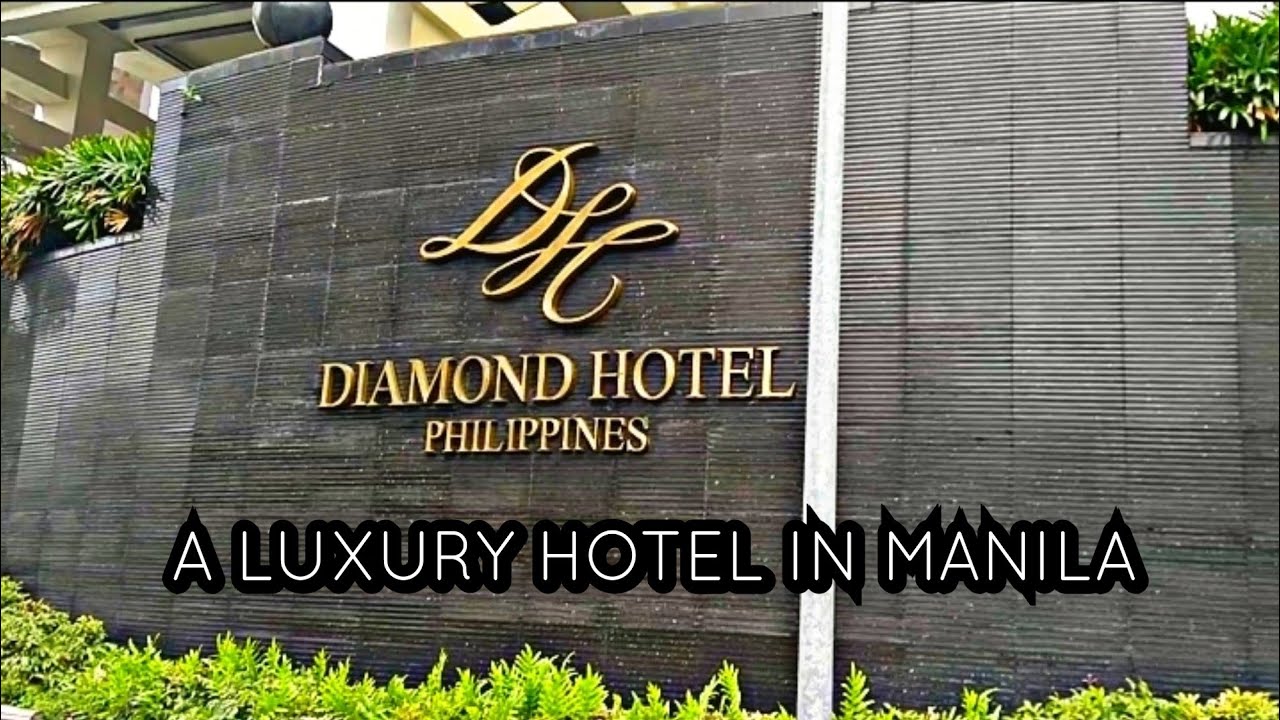 DIAMOND HOTEL IN THE PHILLIPPINES. vlog 164 #malatemanila #luxuryhotel ...