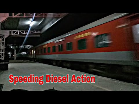 Night Railfanning !! High Speed Diesel Action At ASALPUR JOBNER (Jaipur ...