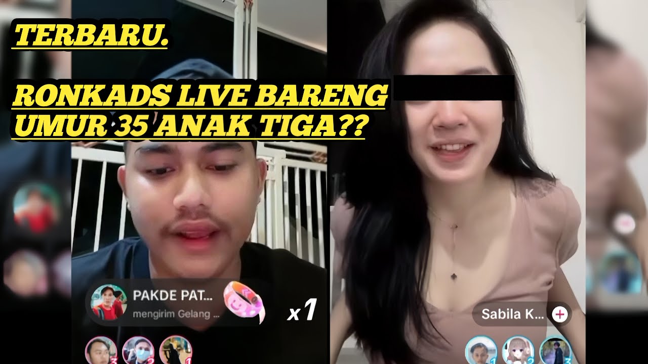 TERBARU.Ronkads live bareng sabila tiktokers surabaya??#ronkads #masiyun #gilgasahid - YouTube
