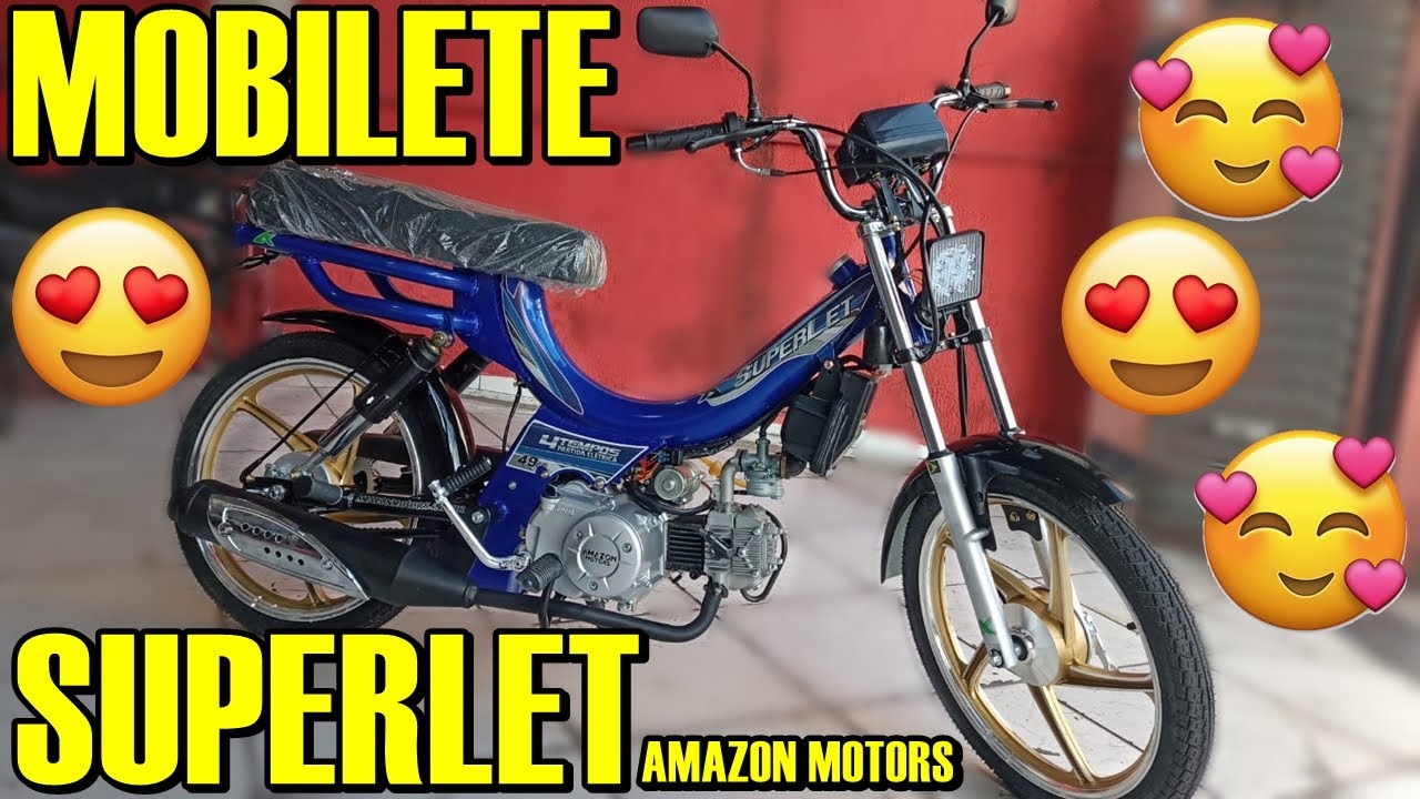 Nova Mobilete 4 tempos 2023 superlet 😍 - YouTube
