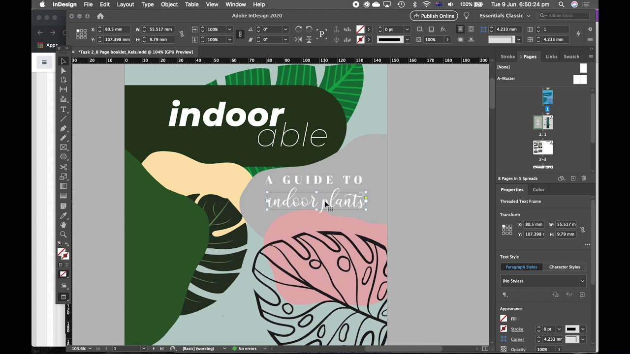 OkKelsea Design Booklet Part Two Adobe InDesign YouTube OkKelsea Design Booklet Part Two Adobe InDesign YouTube