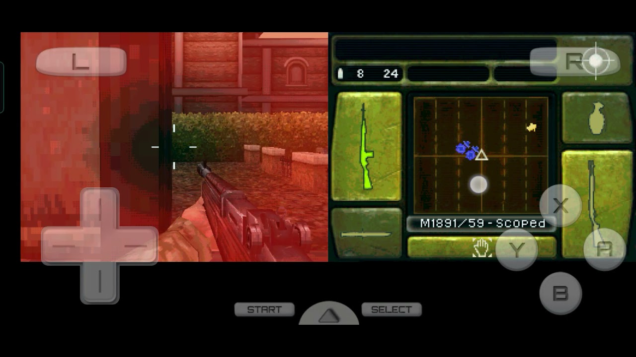 call of duty: black ops gameplay part 1 in Nintendo ds (drastic) - YouTube