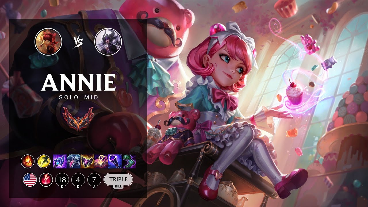 Annie Mid vs Syndra - NA Grandmaster Patch 12.16 - YouTube