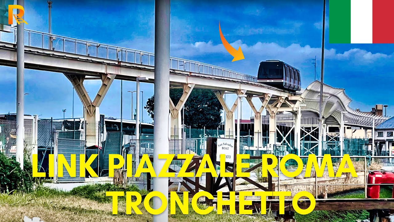 The people mover (Cable Liner Shuttle) Piazzale Roma - Island of ...