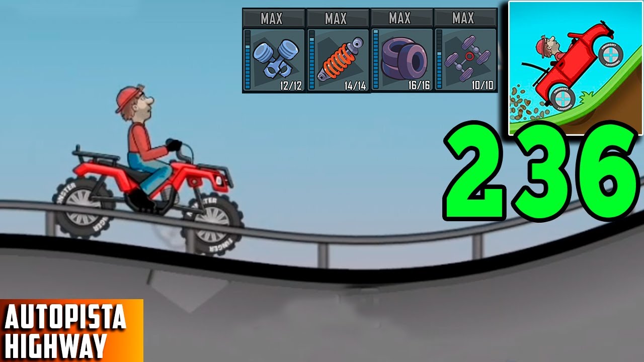 Hill Climb Racing - QUAD BIKE in HIGHWAY - Gameplay Walkthrough Part ...