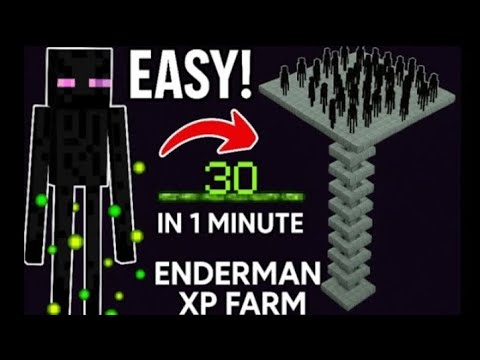 Easy Enderman XP Farm – Minecraft 1.21 (Java & Bedrock) - YouTube