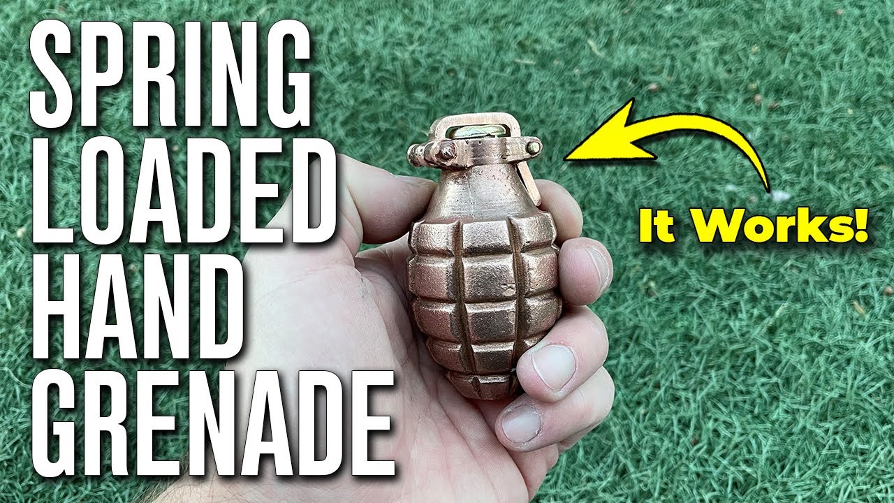 Casting A Solid COPPER Hand Grenade That Works! - Spring Loaded ...