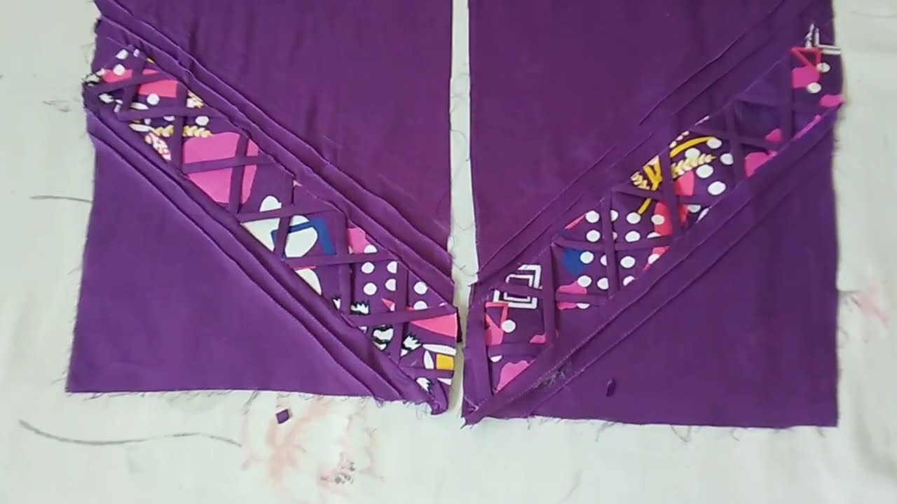 Trouser Paincha Design Cutting and Stitching | Elastic lagane ka tarika ...