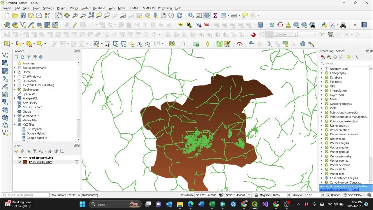Extract by Location in QGIS - YouTube