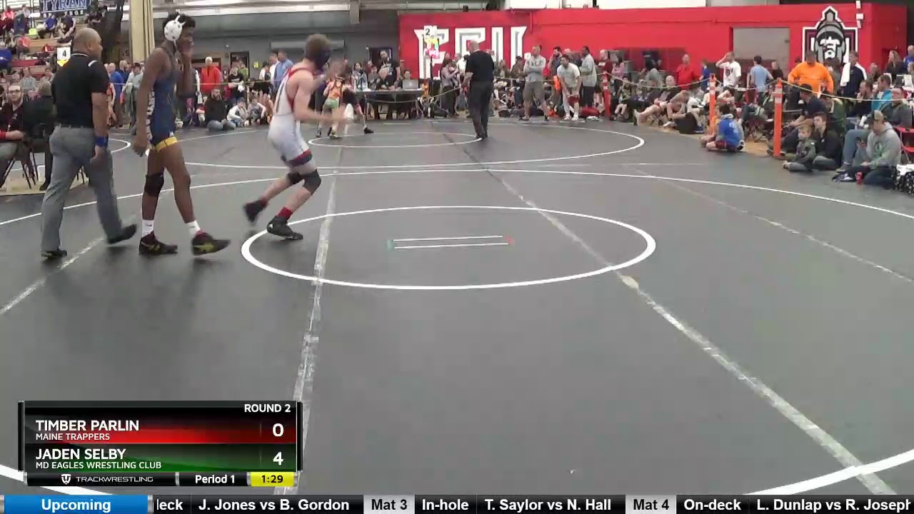 Schoolboy 130 Timber Parlin Maine Trappers Vs Jaden Selby MD Eagles ...