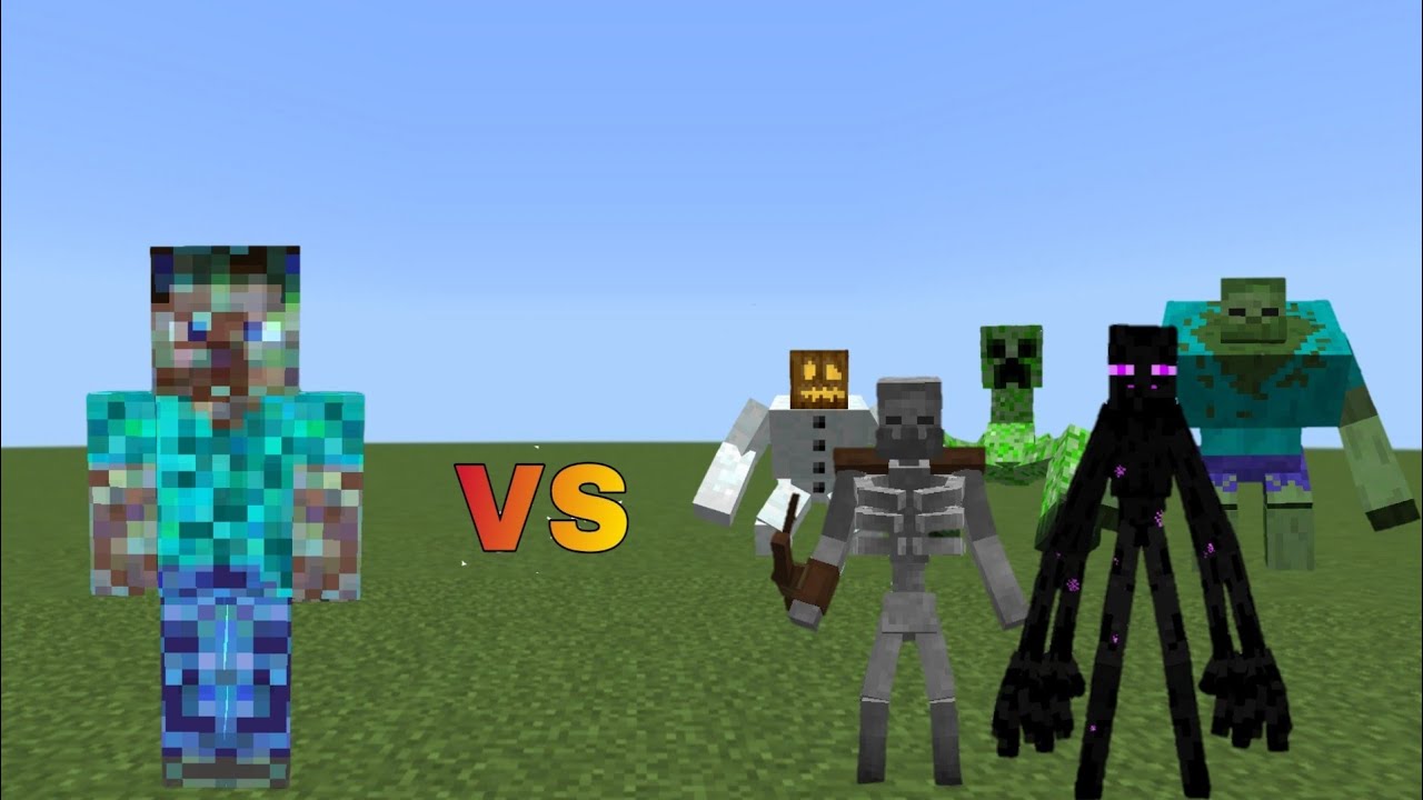 The Boss vs Mutant Monsters | Minecraft Java | Mob Battle - YouTube