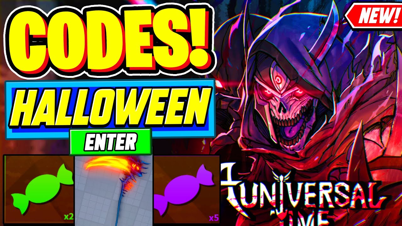 ⚠️New⚠️ ALL WORKING HALLOWEEN UPDATE CODES For A Universal Time ...