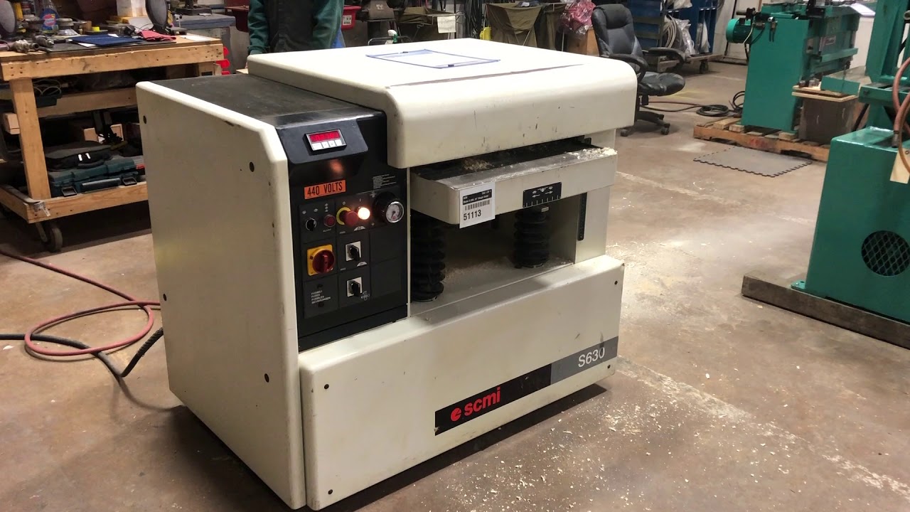 SCMi S630 Planer, 51113 - RT Machine Company - YouTube