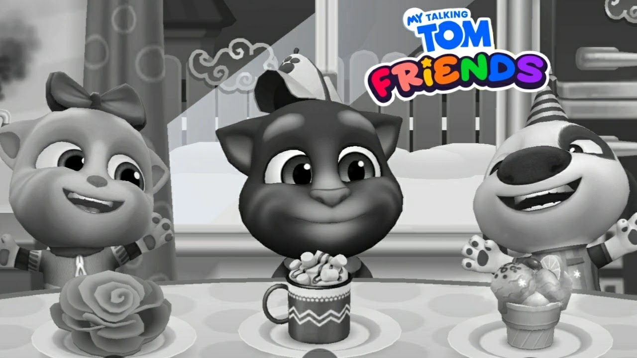 My Talking Tom Friends Lunar New Year Sticker Book Gameplay Walkthrough ...