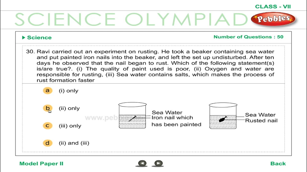 Olympiad 7th Science || Model Paper || Olympiad Exam Preparation ...