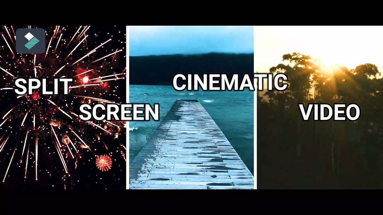 KEREN !! SPLIT SCREEN VIDEO CINEMATIC BERTEMAKAN ALAM - FILMORA9 - YouTube