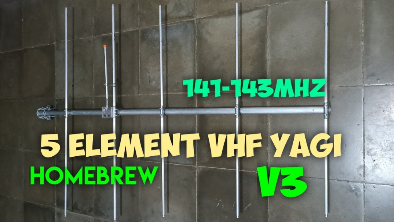 Best VHF Antenna Yagi 5 Element V3 - YouTube