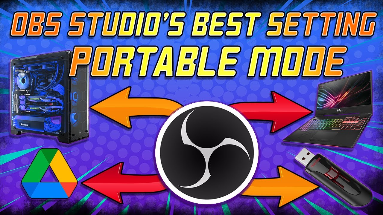 OBS Studio Portable Mode is AMAZING and EASY to Setup! - YouTube