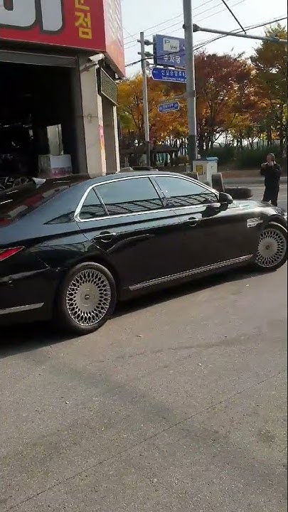 제네시스G90 19인치 순정휠튜닝 벤투스S2AS 타이어교체 - YouTube