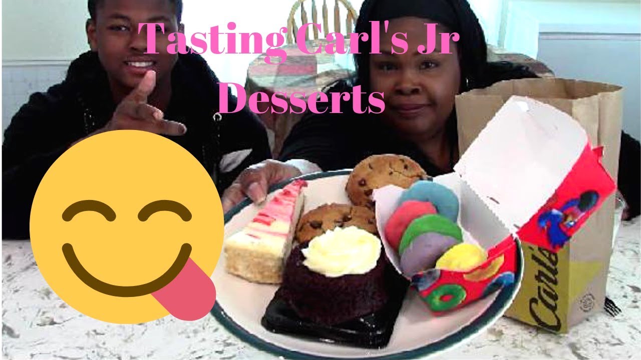 Carl's Jr Desserts Mini Mukbang - YouTube