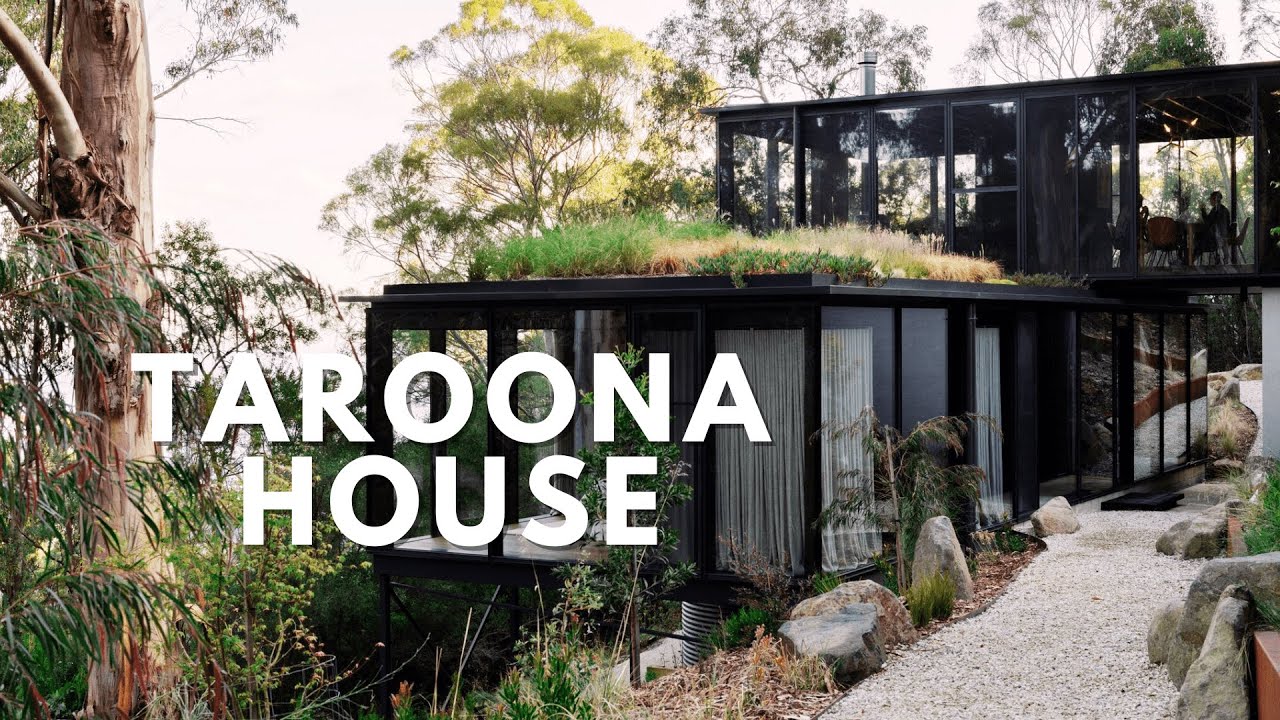 Taroona House | A Unique Home Built on a Steep Forested Hillside - YouTube