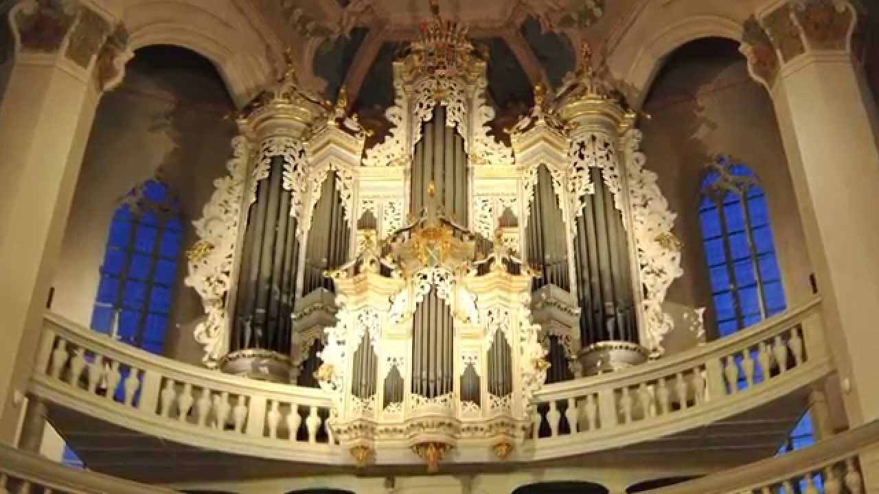 St. Wenzel organ, Daniel Roth plays de Grigny Tierce en taille (19 ...