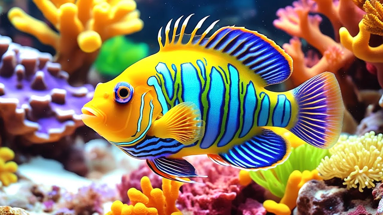 Tranquil Sea Creatures 4K 🐠 Relaxing Underwater Journey with Calming ...