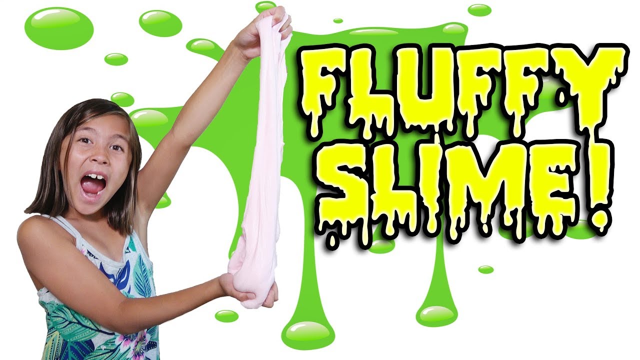 FLUFFY SLIME!!! How to DIY with Jillian! - YouTube