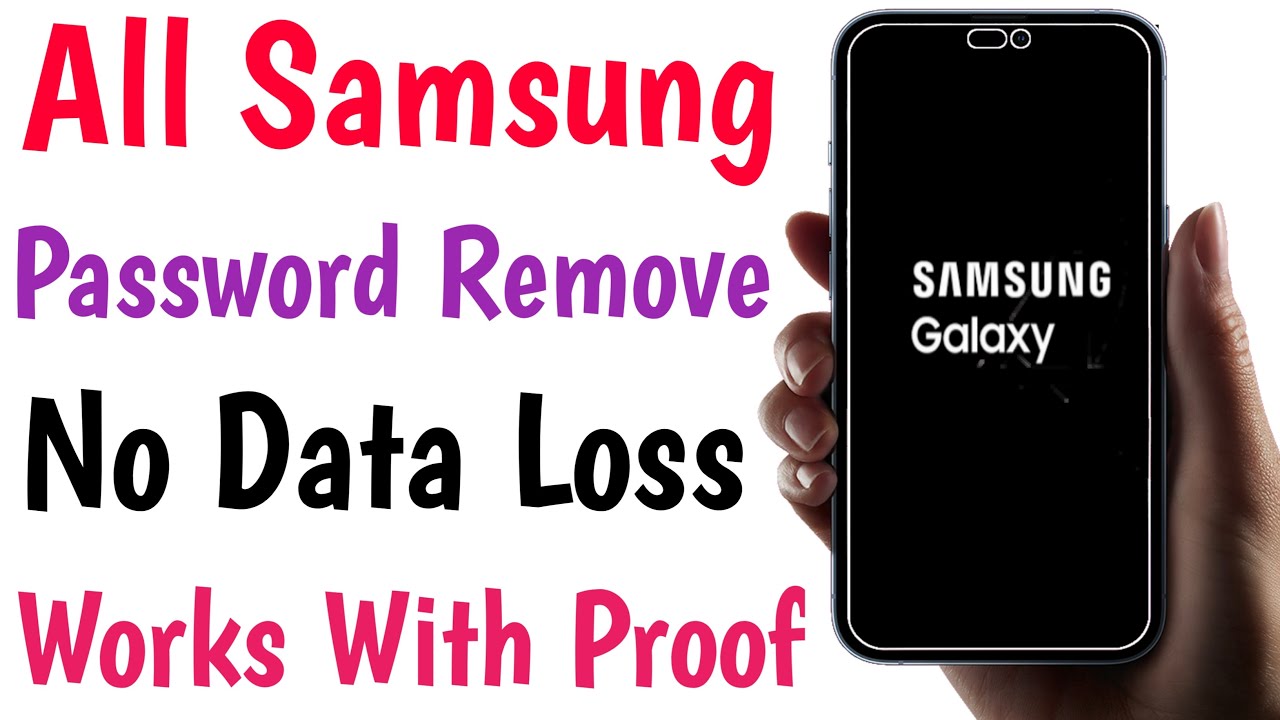 All Samsung Password Remove No Data Loss | How To Unlock Phone If ...