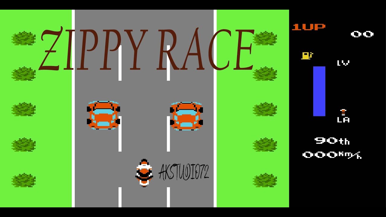 Zippy Race [Famicom] Long play 250CC 500CC 750CC - YouTube