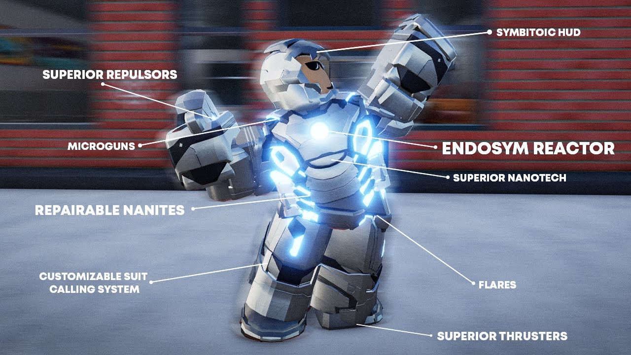 Roblox's Most Futuristic Iron Man Suit - YouTube