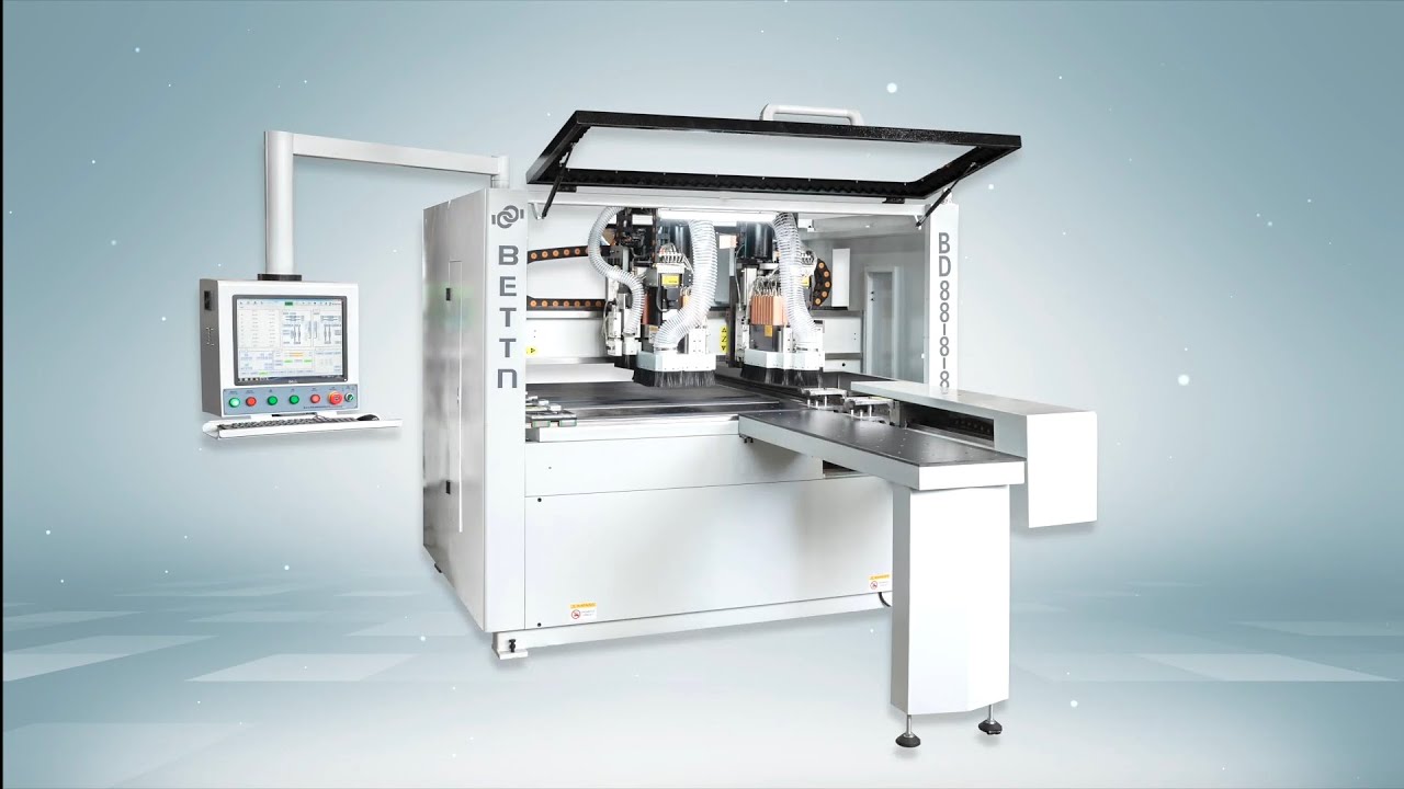 6－side CNC Drilling Machine for wood panel - YouTube