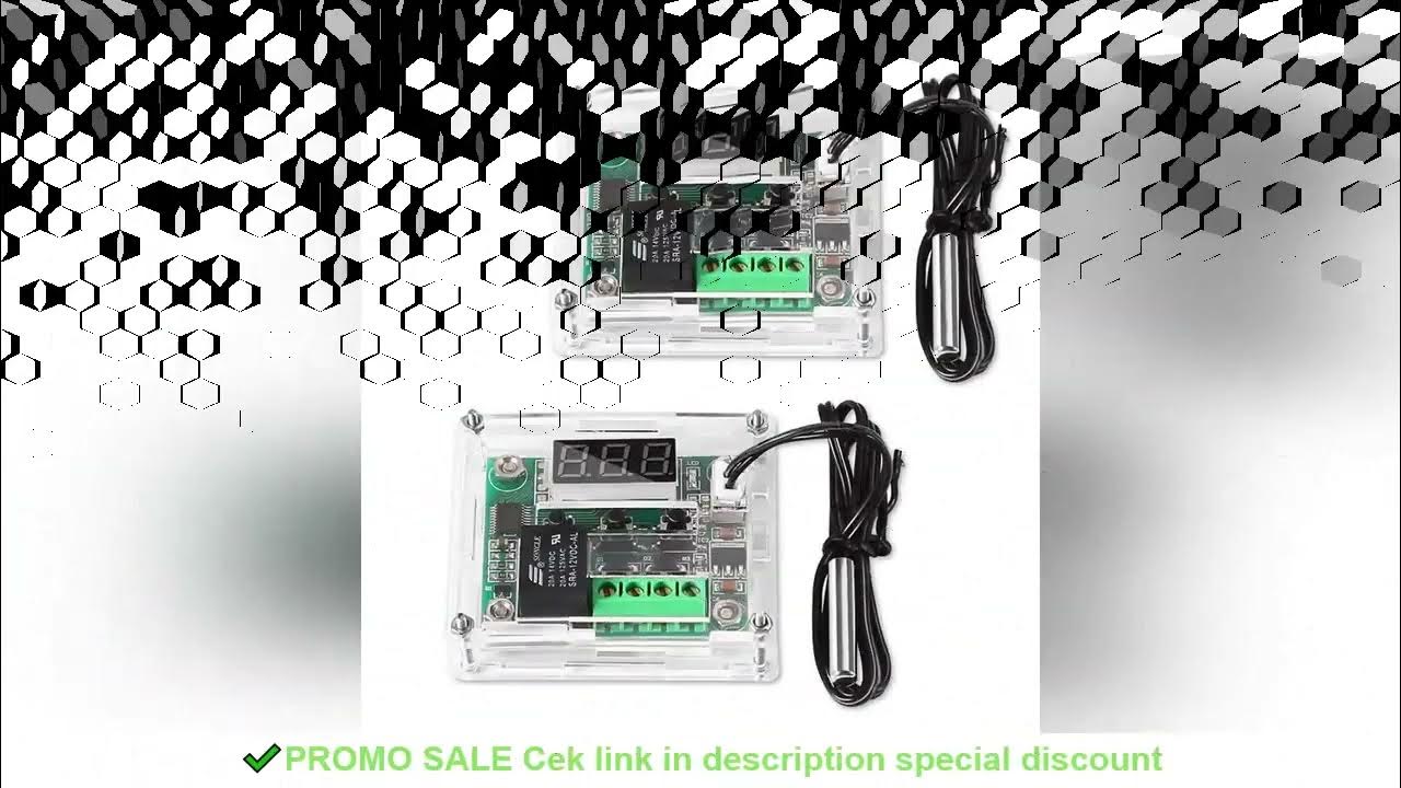 2PCS Temperature Controller Module with Case, XH W1209 LED Display Digital Thermostat Modu - YouTube