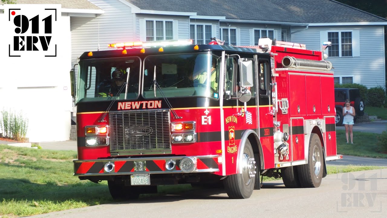 Derry Medic 1 and Newton Engine 1 Responding - YouTube