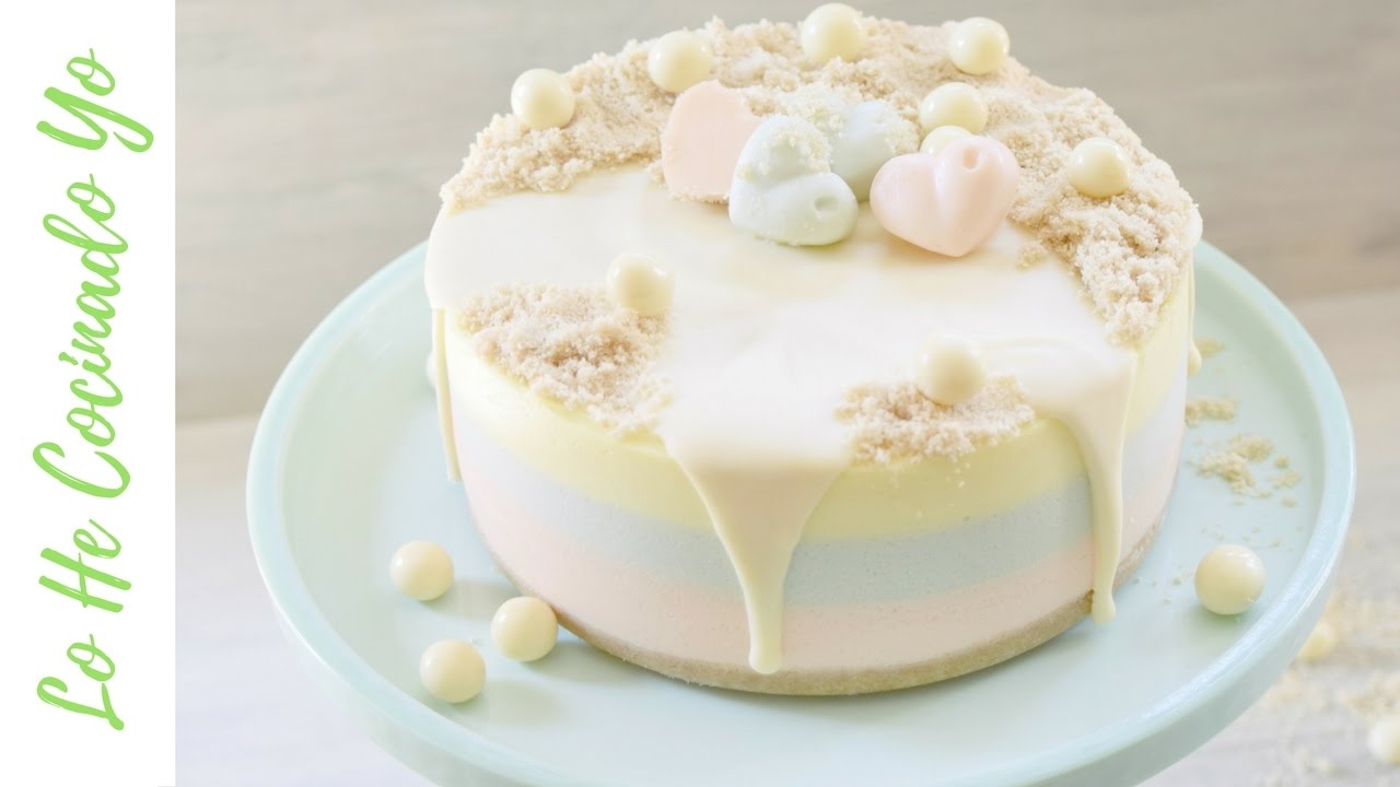 Cómo hacer Cheesecake de Colores (Receta SIN HORNO) | LHCY - YouTube