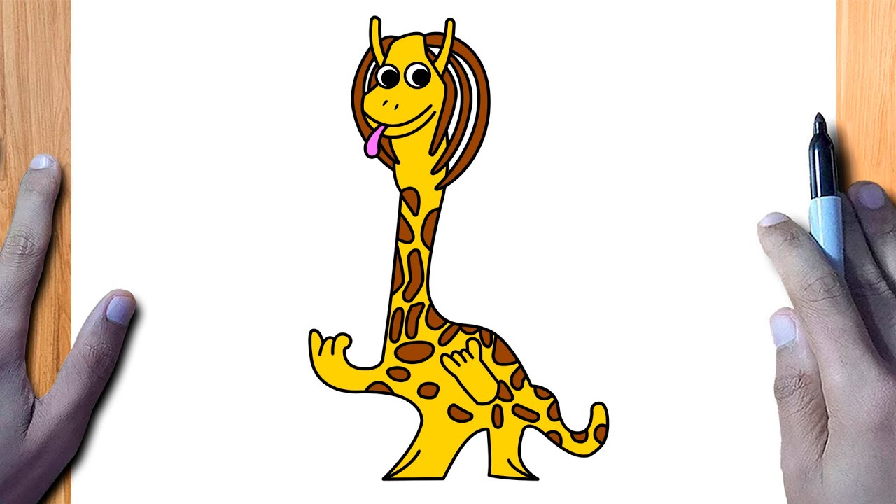 COMO DIBUJAR A CHEWY CHUCK DE GARTEN OF BANBAN 4 - YouTube