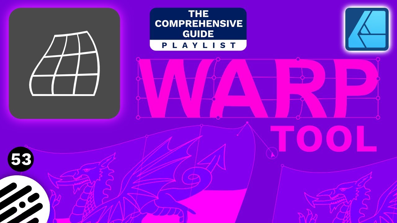 Affinity Designer Tutorial: Warp Tool - YouTube
