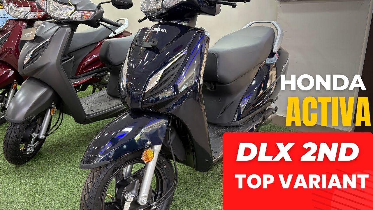 Honda Activa DLX 2025: In-Depth Review, Features & Walkaround - YouTube