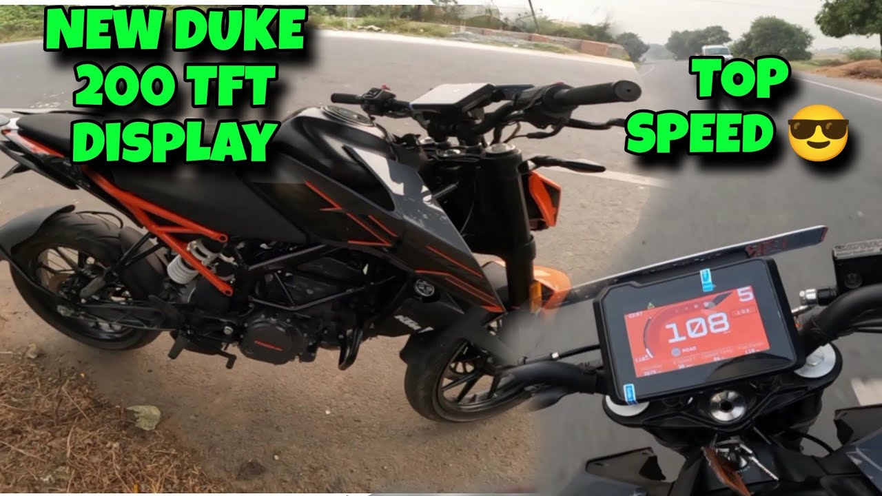 KTM DUKE 200 TFT METER😍 || HYPER RACE🥵|| KTM PURE ADRENALINE RUSH🤬 ...