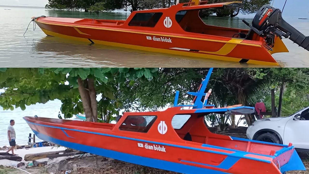 MEREHAP MERUBAH CAT PERAHU KAYU - YouTube