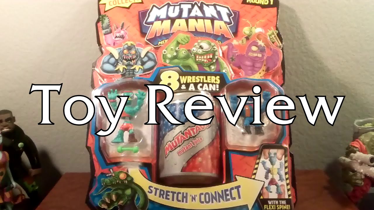 Mutant Mania 8 Wrestlers and a Can by Moose Toys - YouTube